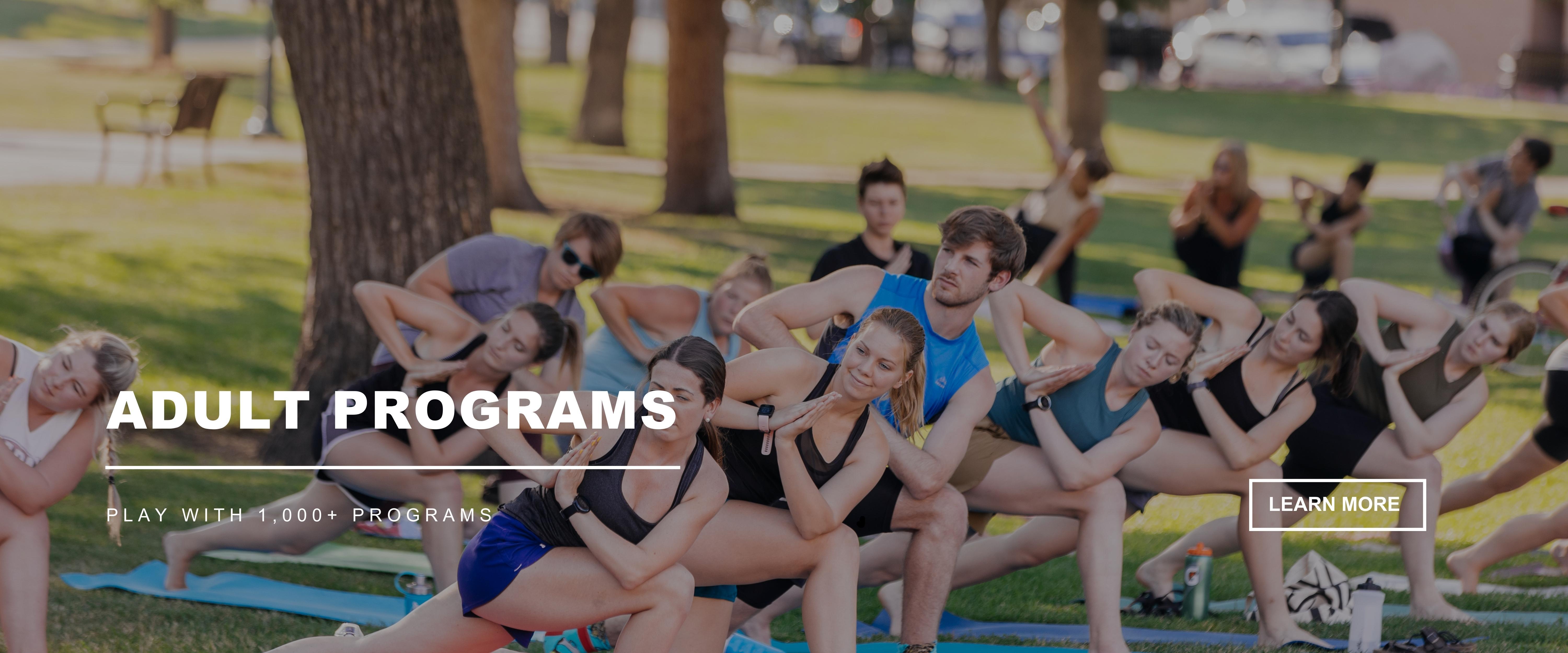 ADULT PROGRAMS Slider | Fargo Parks